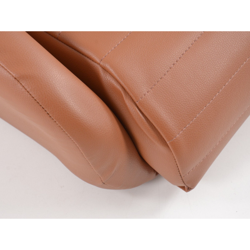 Sièges baquets complets FK Oldtimersitze Car au look rétro, marron clair