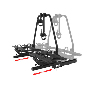 Porte-vélos LAS BC260 black timon remorque et caravane