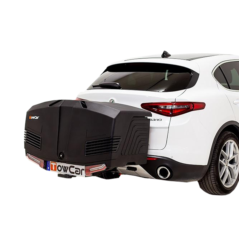 Coffre sur attelage TowBox V3 noir