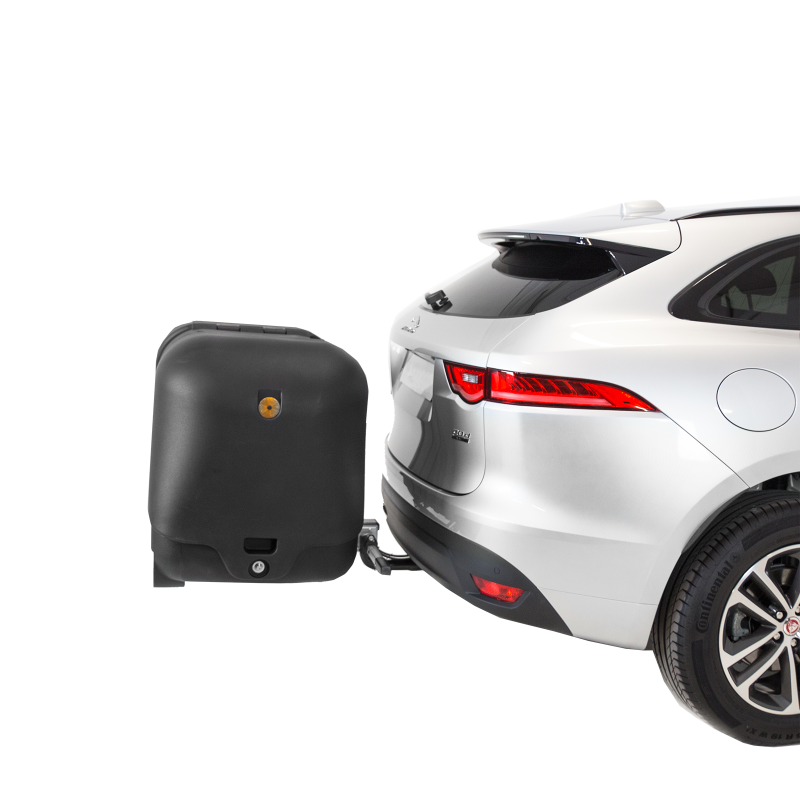 Coffre sur attelage TowBox V2 noir