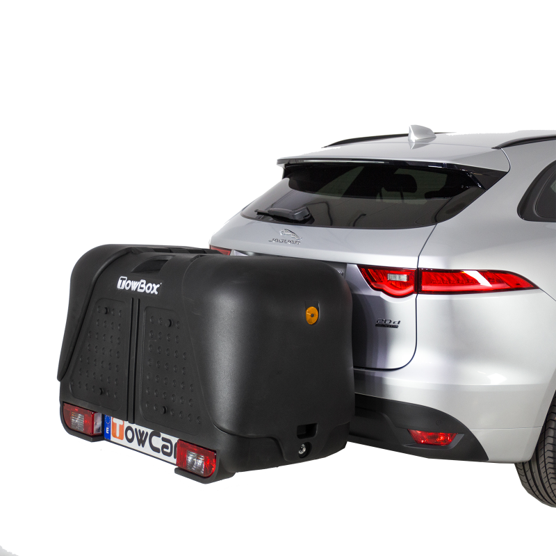 Coffre sur attelage TowBox V2 noir